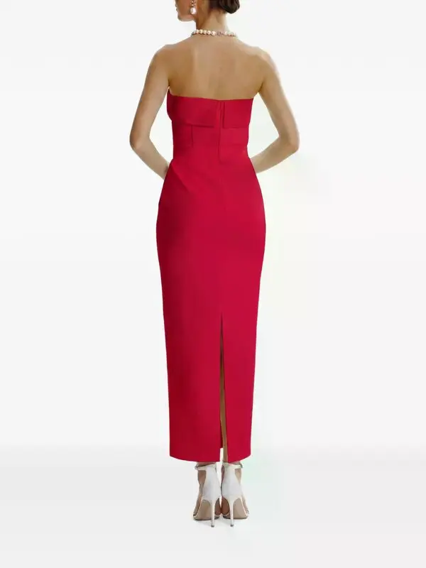 FRAMBOISE Asma Strapless Maxi Dress