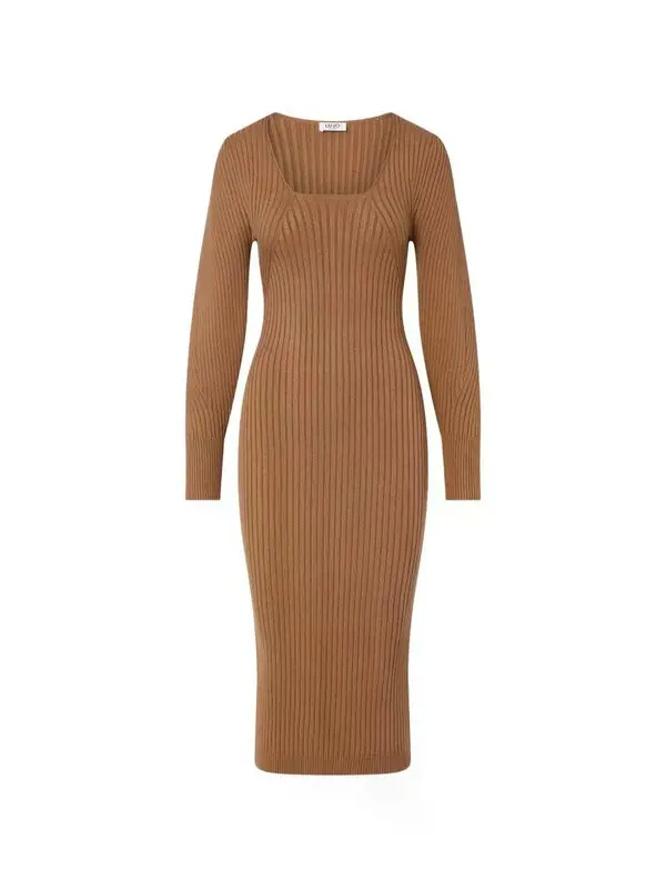 Liu Jo Balloon Knit Midi Dress