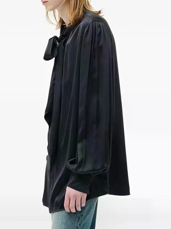 ANN DEMEULEMEESTER Runo Bow-tie Shirt