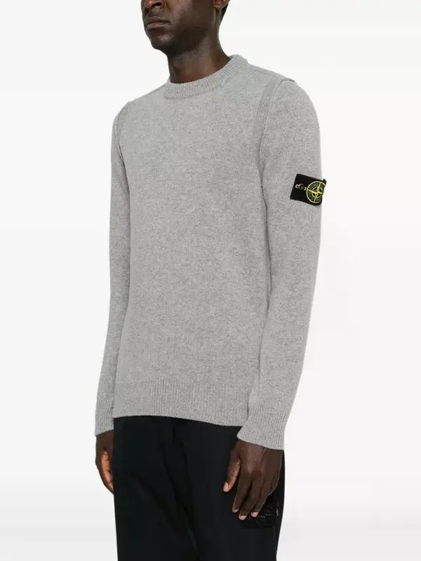 Stone Island Ribbed-knit Sweater