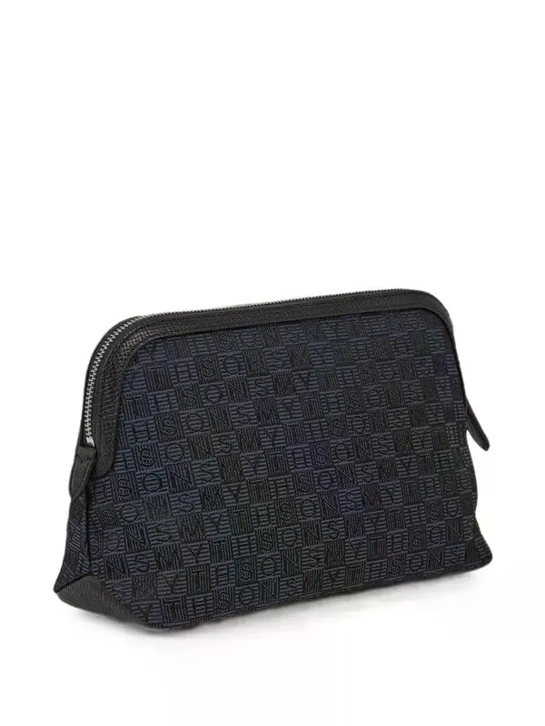 Smythson Small Stamp Canvas Travel Pouch