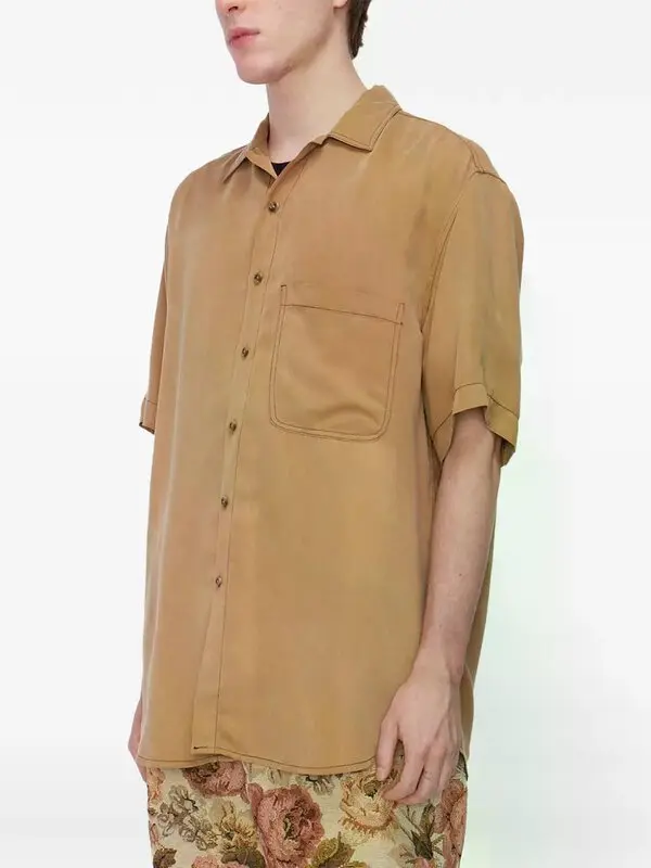 SONG FOR THE MUTE Short Sleeve Oversized Shirt