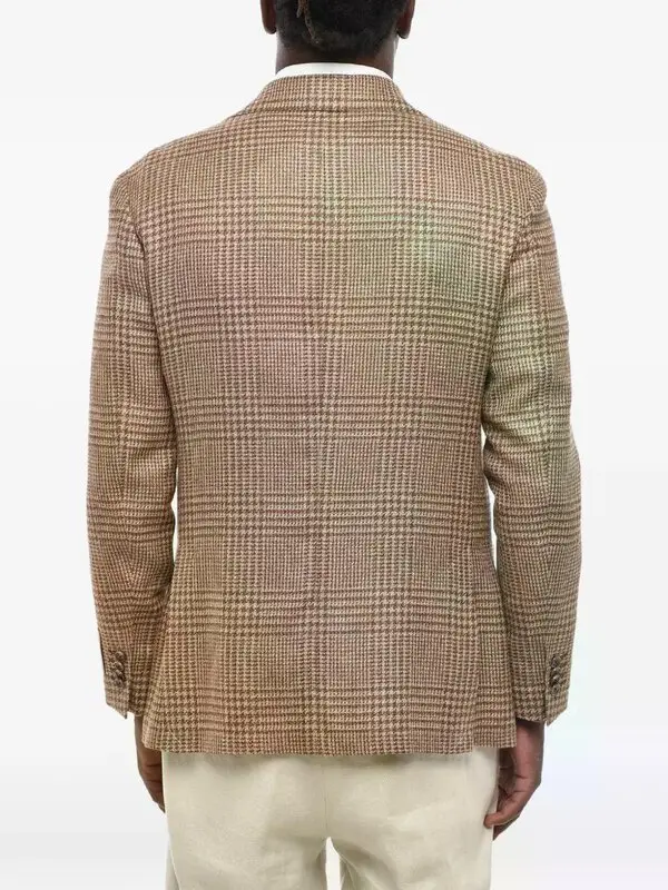 Corneliani Houndstooth Single-breasted Blazer