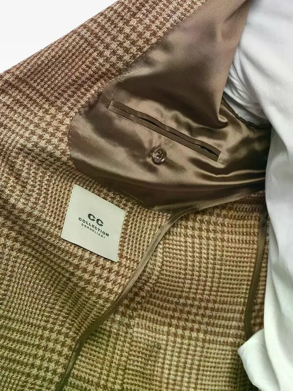 Corneliani Houndstooth Single-breasted Blazer