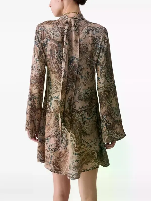 Liu Jo Printed Satin Mini Dress