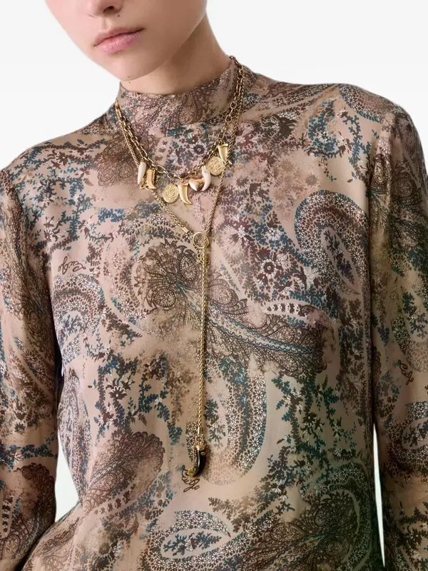 Liu Jo Printed Satin Mini Dress