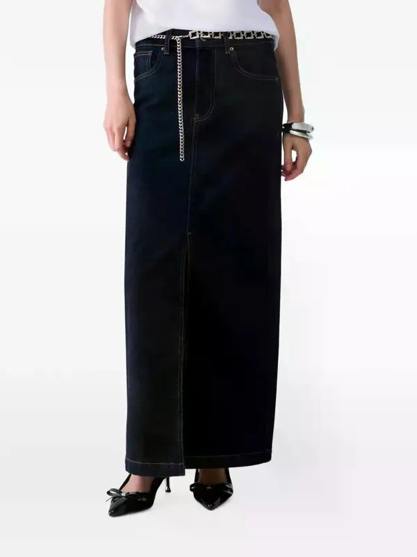 Liu Jo Denim Maxi Skirt