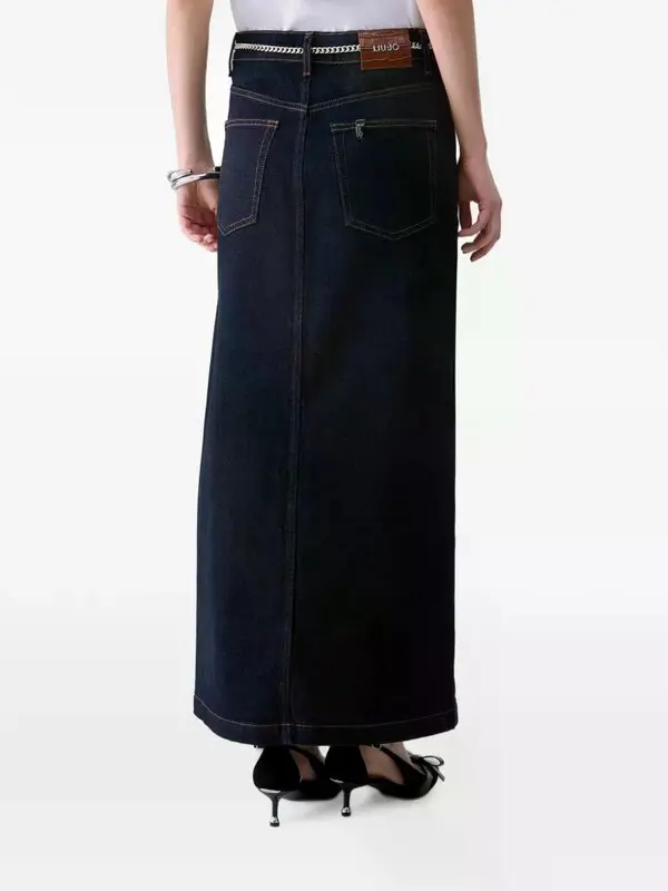 Liu Jo Denim Maxi Skirt