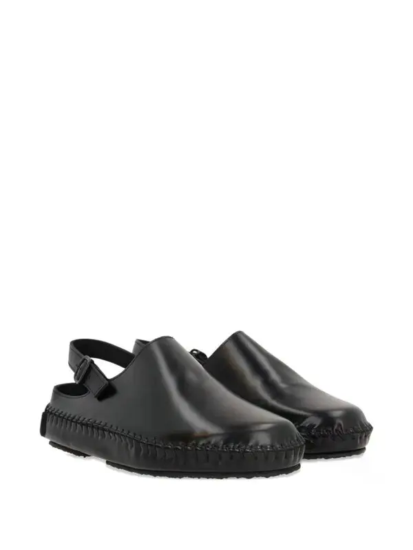 10 CORSO COMO Stitch-detailing Leather Mules