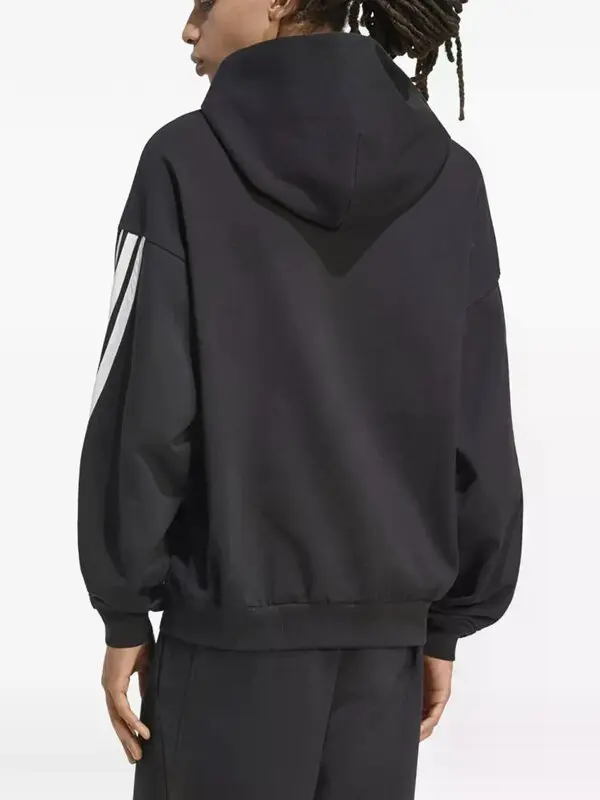 Adidas Logo-embroidered 3-stripes Hoodie