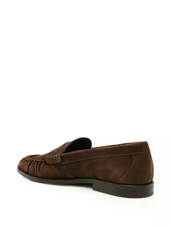 VINNY'S Suede Penny Loafers
