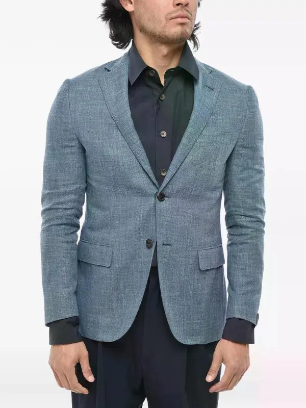 Corneliani Single-breasted Flap-pocket Blazer