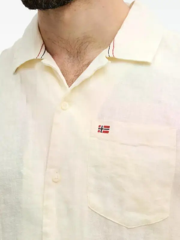 NAPAPIJRI Short-sleeve Logo-patch Shirt
