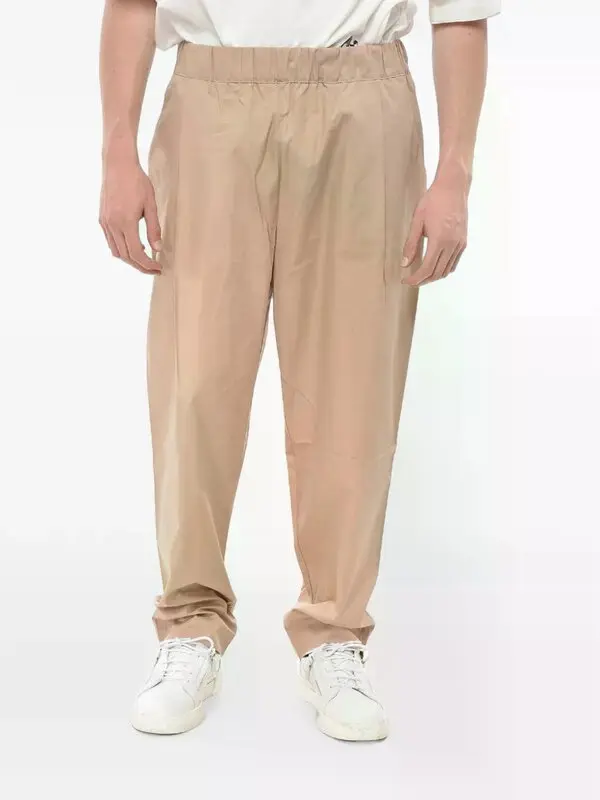 LANEUS Pleated Tapered Trousers
