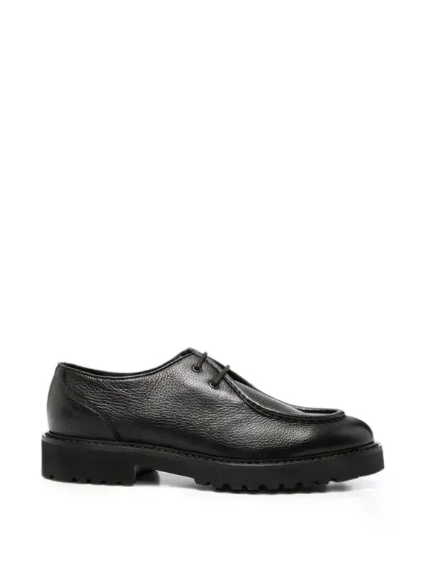 DOUCAL'S Grained Leather Derby Shoes