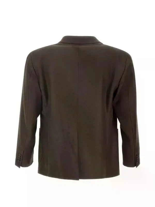 Tagliatore Double-breasted Virgin Wool Blazer