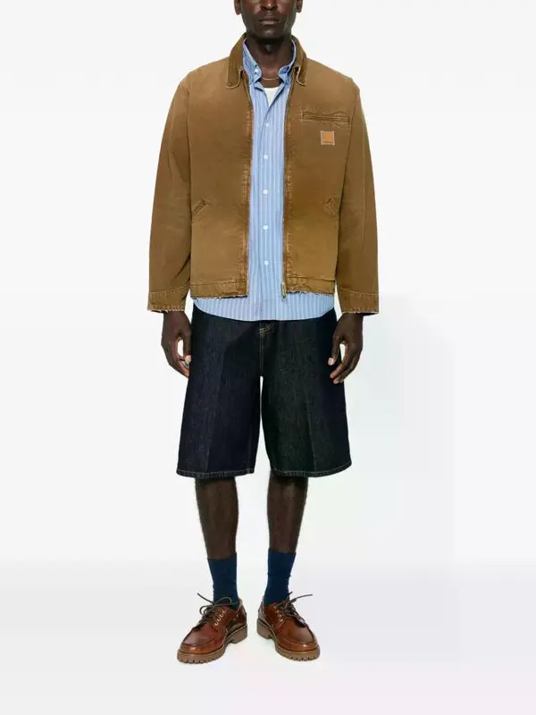 Carhartt Work In Progress Detroit Faded-effect Jacket - Brown