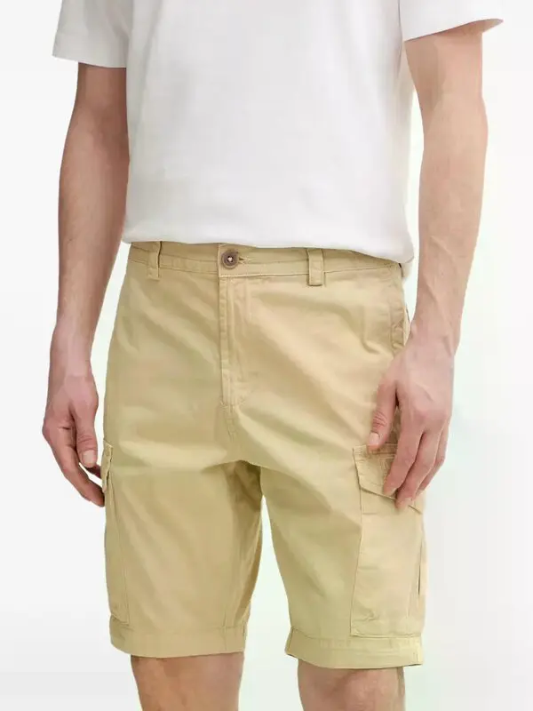 NAPAPIJRI Logo-embroidered Cargo Shorts - Neutrals