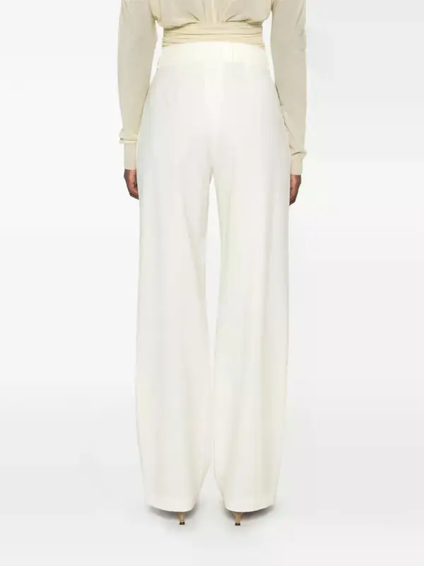 LARDINI Pleat-detail Wide-leg Trousers