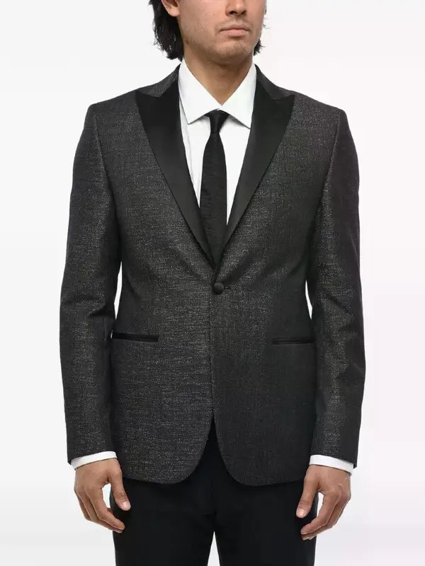 Corneliani Satin-lapel Blazer