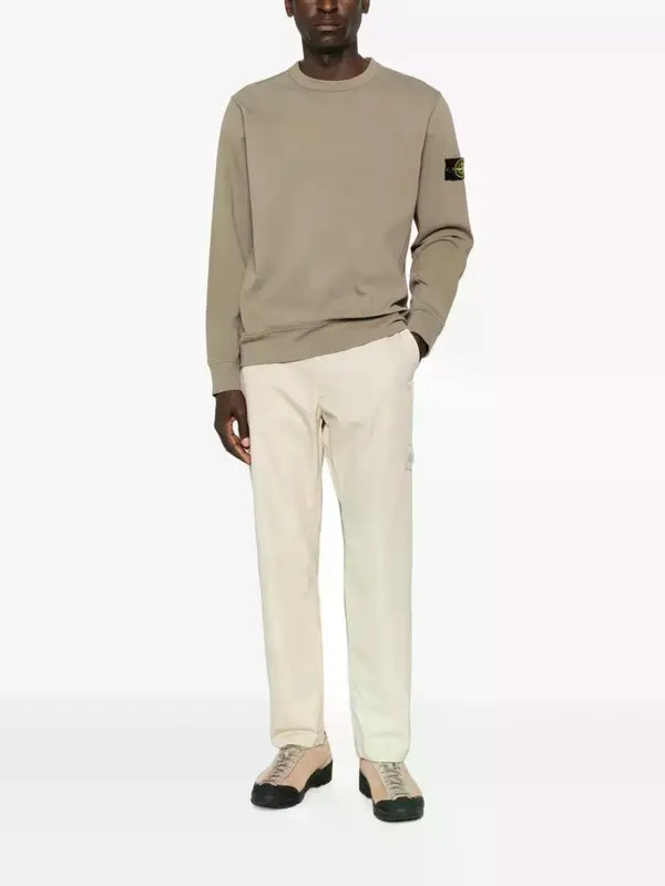Stone Island Logo-patch Sweatshirt - Green