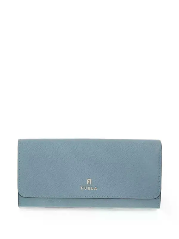 Furla Logo-plaque Grained Leather Wallet