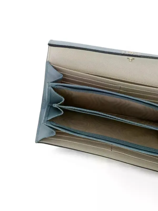 Furla Logo-plaque Grained Leather Wallet