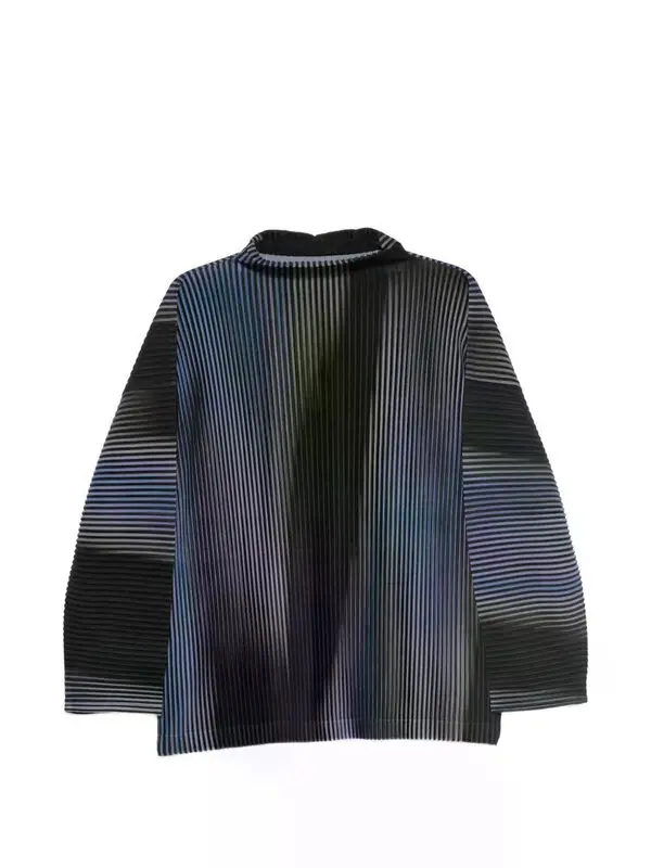 Issey Miyake Blend Of Lights Pleated Top - Blue