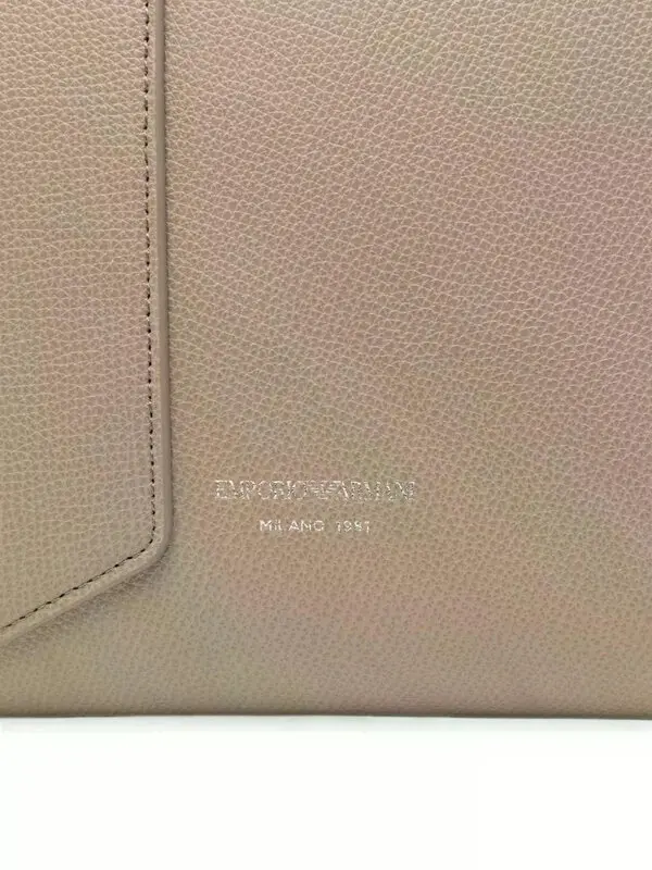 Emporio Armani Leather Tote Bag
