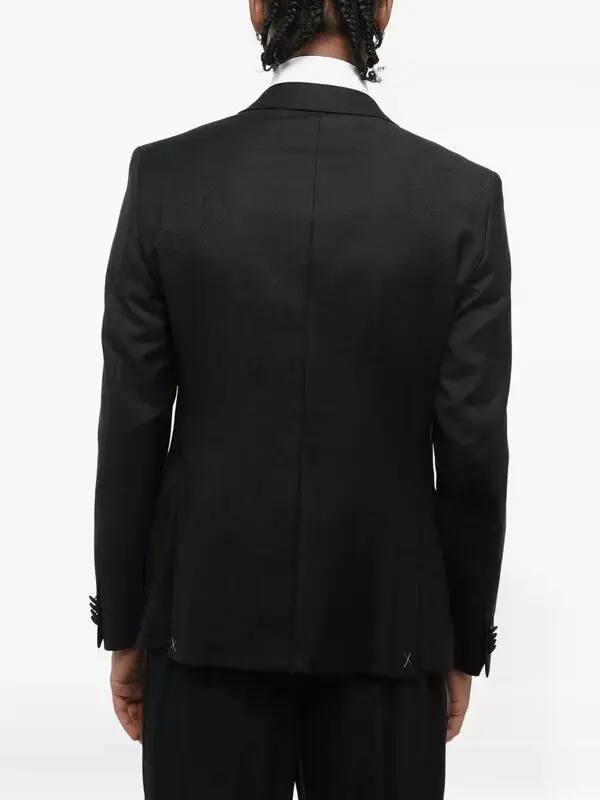 Corneliani Jacquard Peak-lapel Jacket