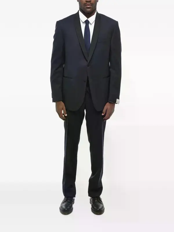 Corneliani Satin-trim Shawl-lapel Three-piece Suit
