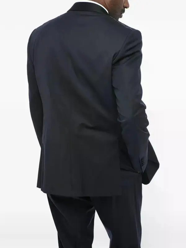 Corneliani Satin-trim Shawl-lapel Three-piece Suit