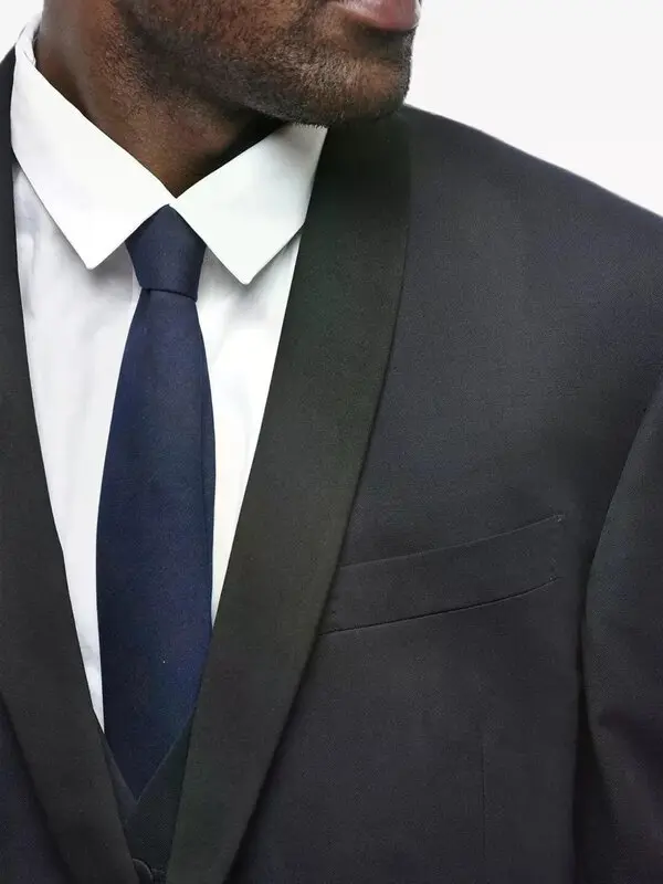 Corneliani Satin-trim Shawl-lapel Three-piece Suit