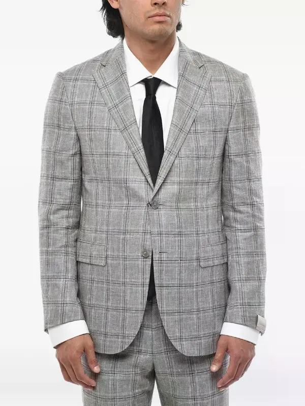 Corneliani Single-breasted Checked Suit