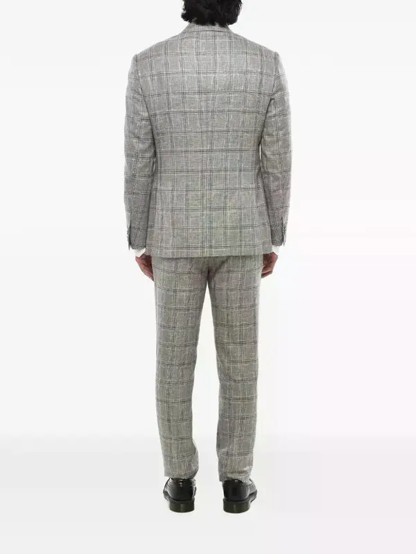 Corneliani Single-breasted Checked Suit