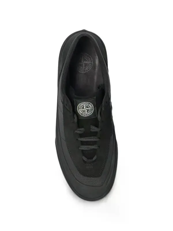 Stone Island S100020 Canvas Suede Low-top Sneakers