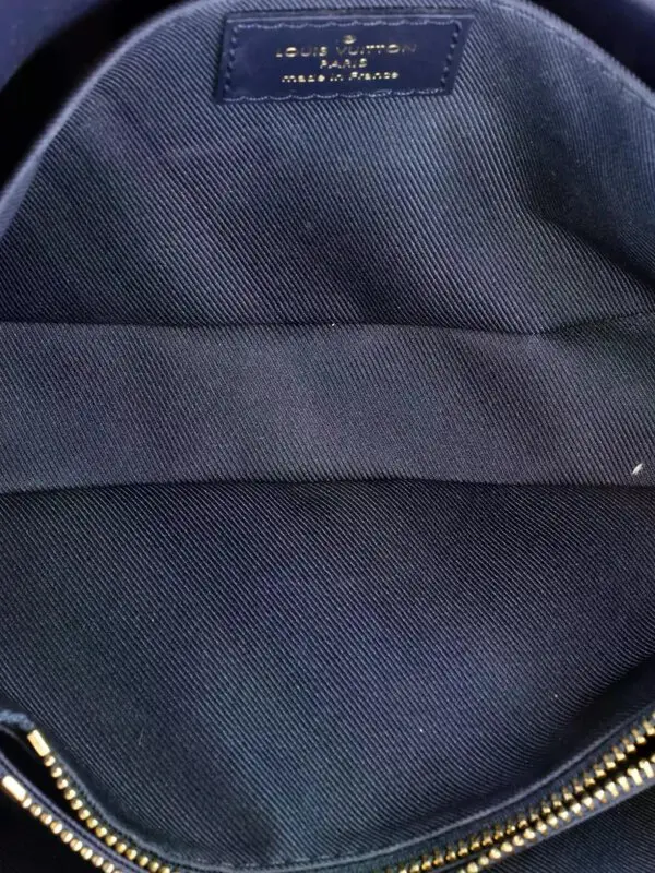 LOUIS VUITTON Pochette Metis Monogram Jacquard Canvas East West Shoulder Bag - Blue