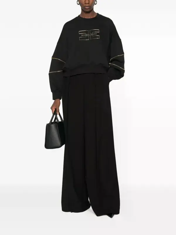 Elisabetta Franchi Logo Detail Sweatshirt