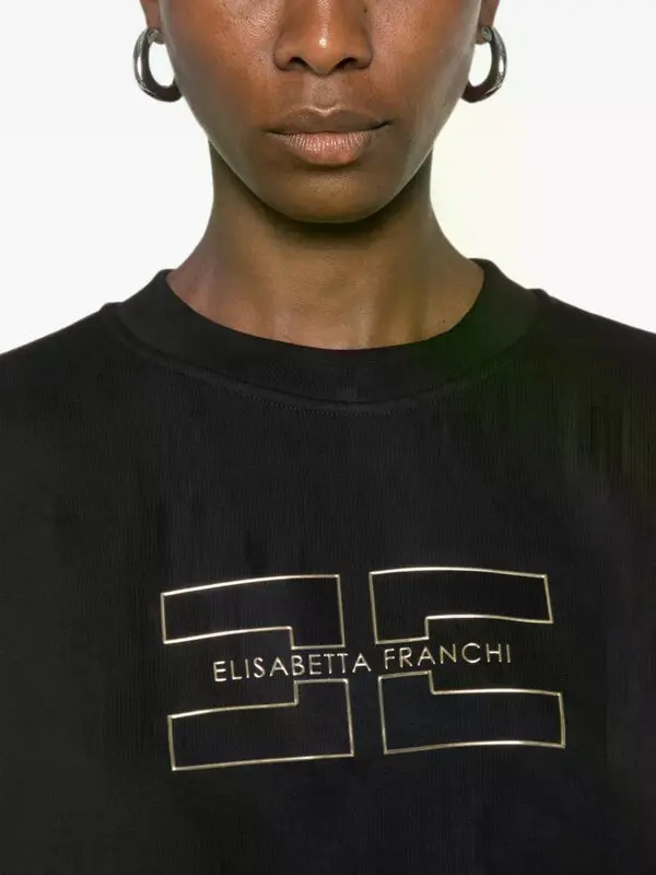 Elisabetta Franchi Logo Detail Sweatshirt