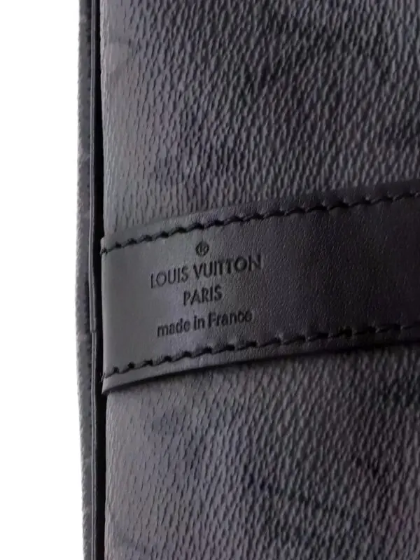 LOUIS VUITTON Keepall Bandouliere Bag Reverse Monogram Eclipse Canvas 35 Travel Bag