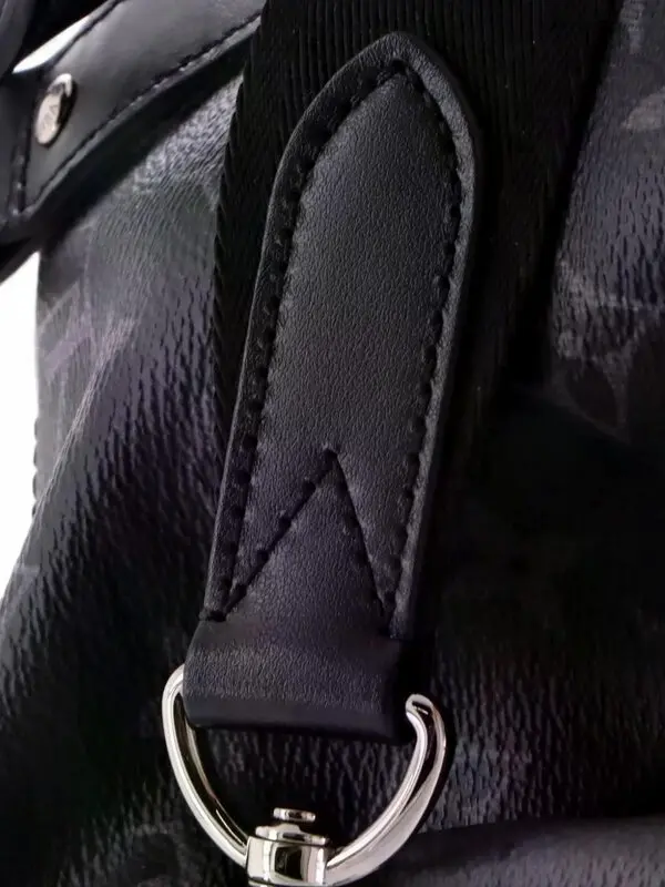 LOUIS VUITTON Keepall Bandouliere Bag Reverse Monogram Eclipse Canvas 35 Travel Bag