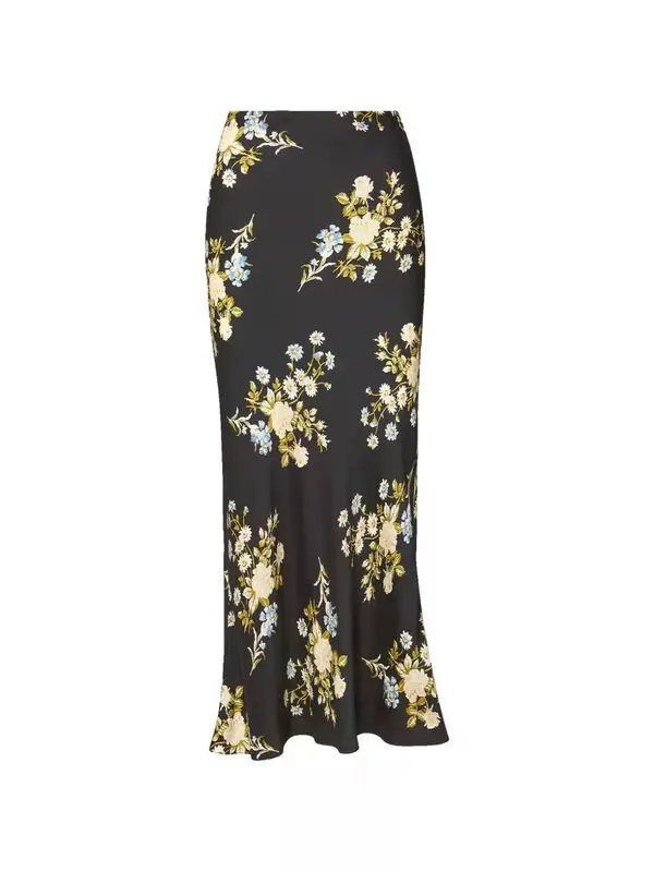 Veronica Beard Clover Floral Maxi Skirt