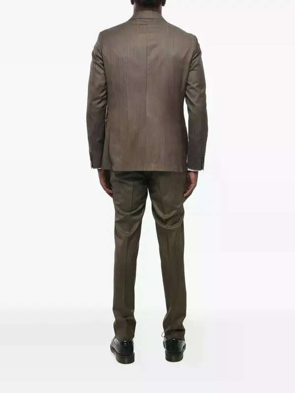 Corneliani Virgin Wool Jacquard Suit