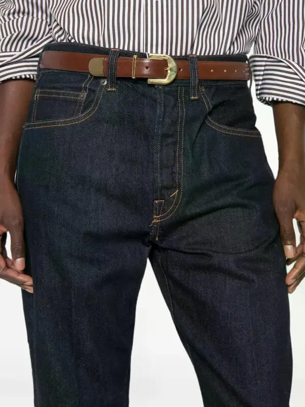 Polo Ralph Lauren Straight-leg Jeans With Contrast Stitching