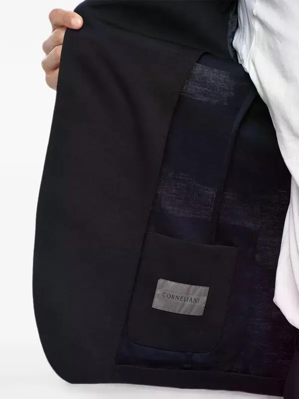 Corneliani Single-breasted Jersey Blazer