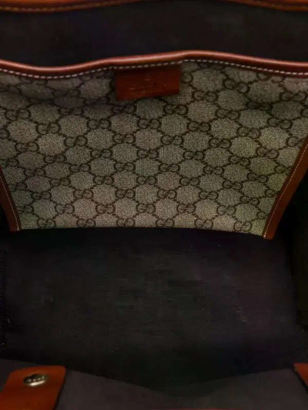 Gucci 2016-2026 Gg Supreme Web Tote Bag
