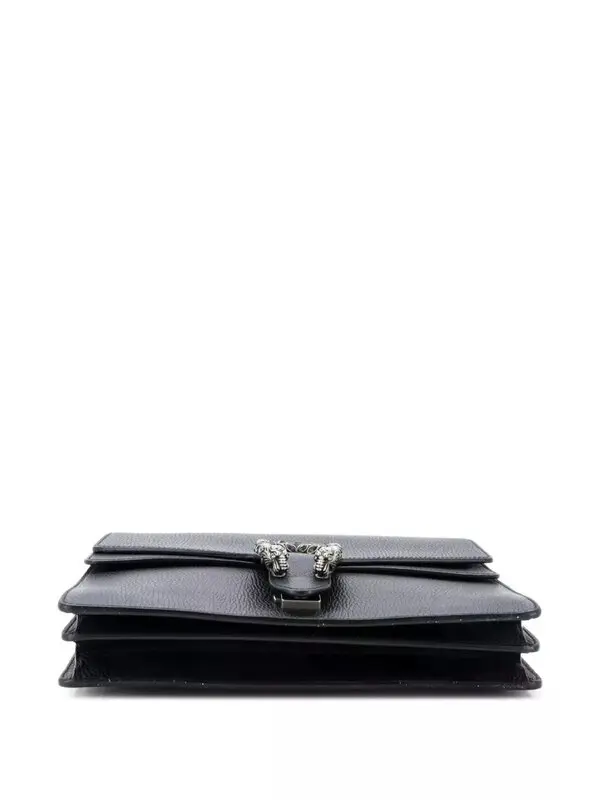 Gucci Dionysus Leather Medium Shoulder Bag - Black