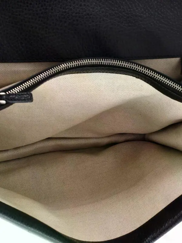 Gucci Dionysus Leather Medium Shoulder Bag - Black