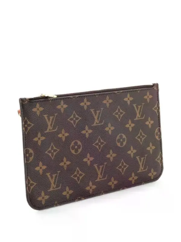 LOUIS VUITTON Neverfull Pochette Monogram Canvas Large Pouch