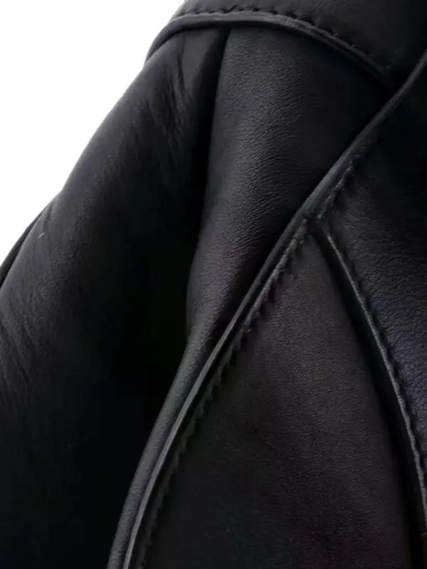 Dior Leather Saddle Shoulder Bag - Black